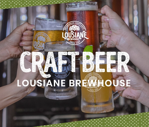 Khám phá 6 loại bia thủ công Nha Trang tại Lousiane Brewhouse